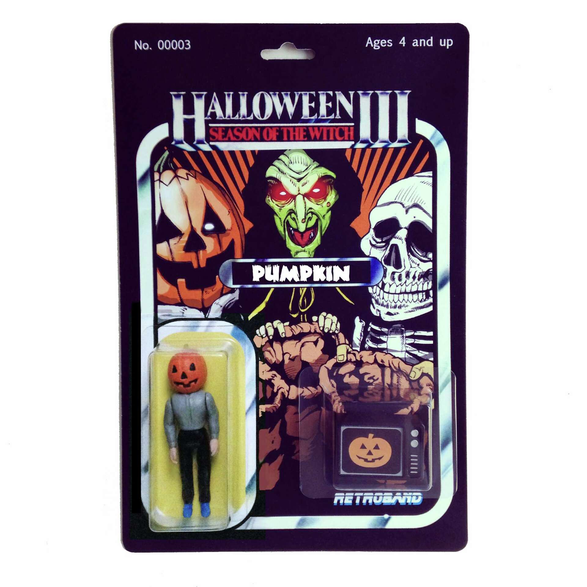 Custom action figures with scary style