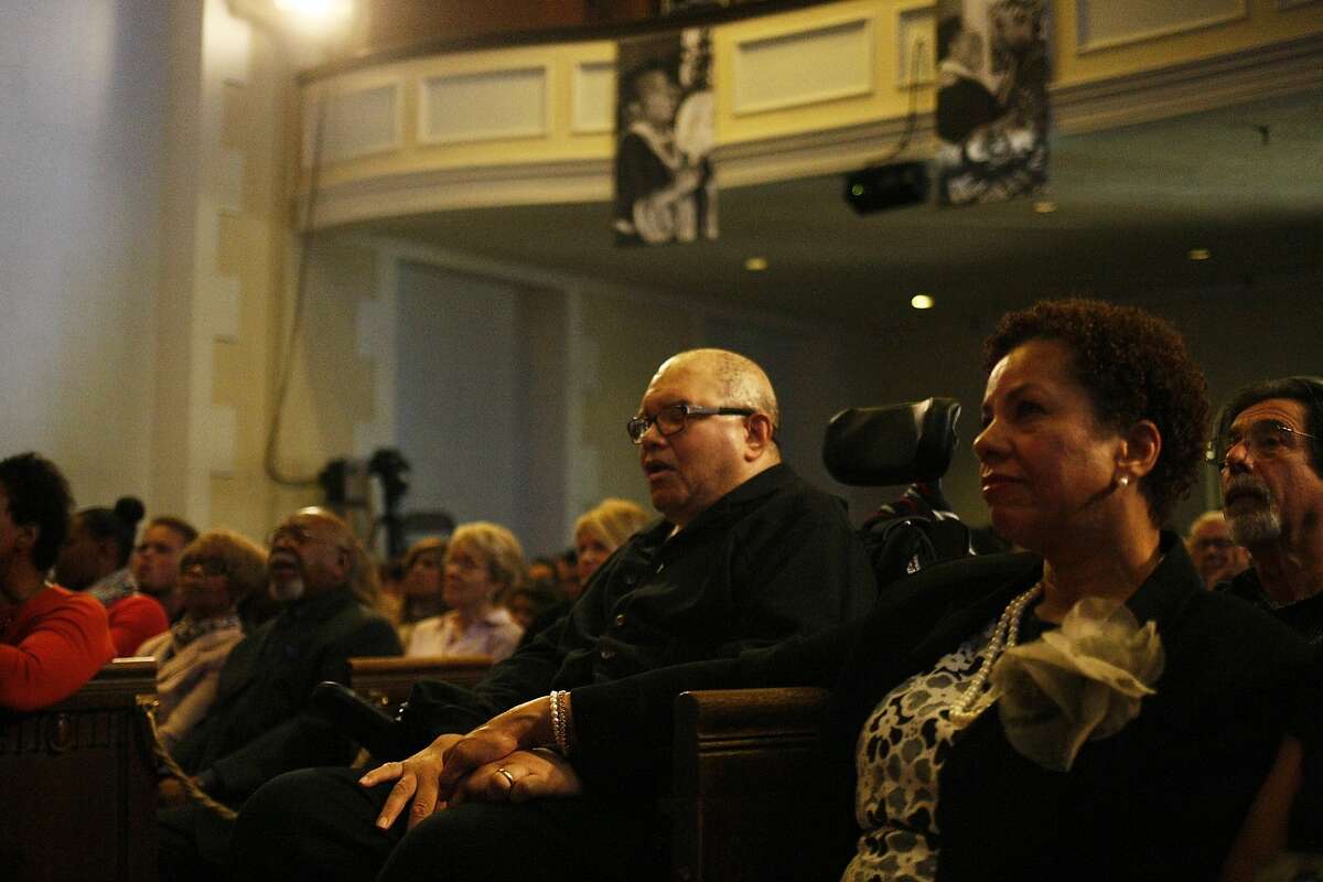 Crowds memorialize Maya Angelou at Glide Memorial
