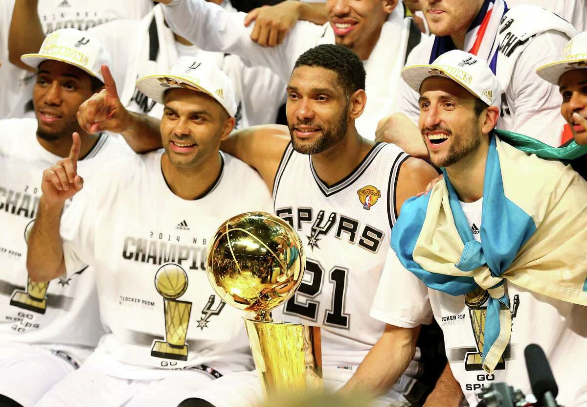 Spurs' championship trophy jet sets around the world