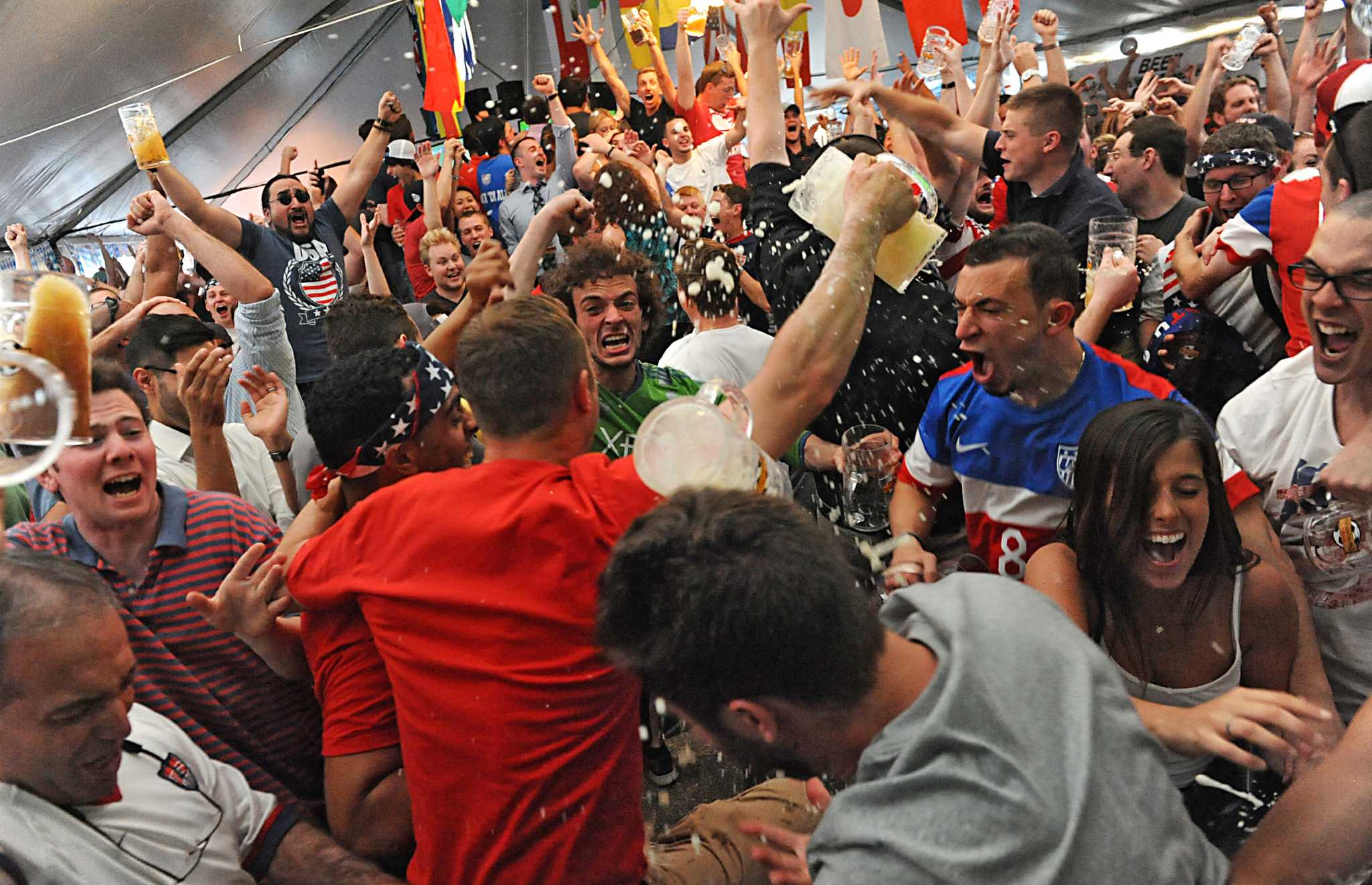 Photos: World Cup victory celebration at Wolff's