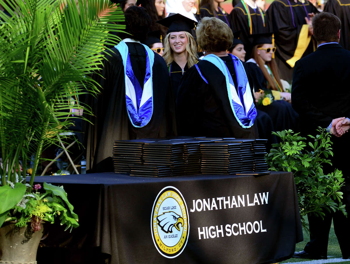Jonathan Law graduates upbeat