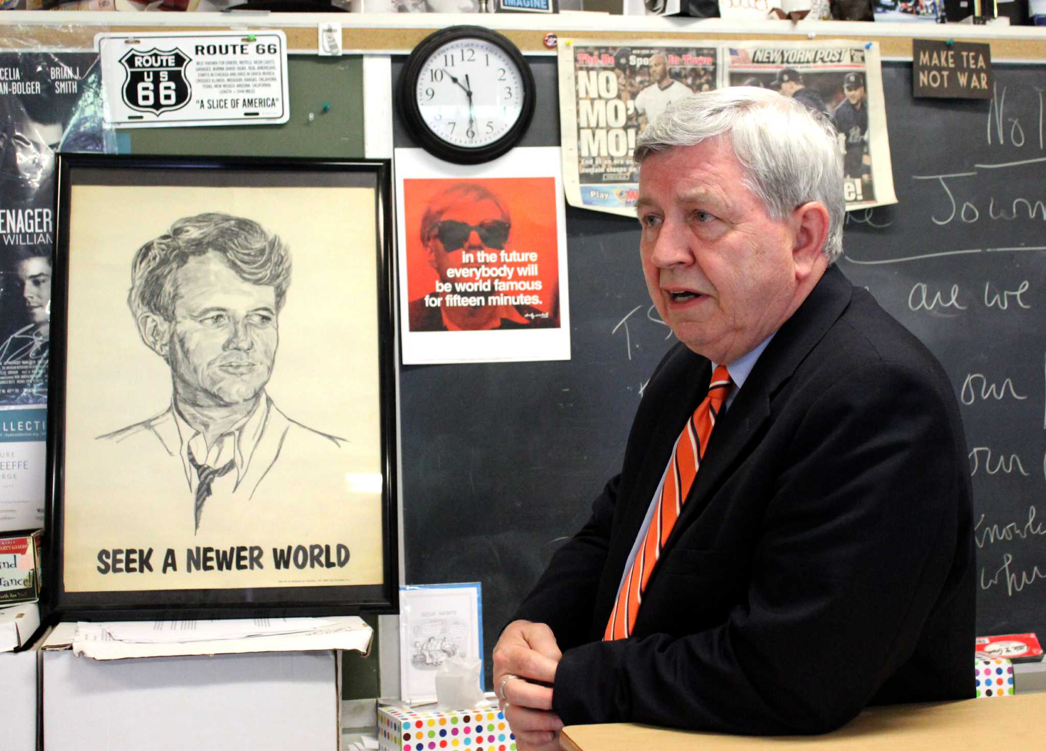 Beloved high school teacher packs up after 47 years in classroom