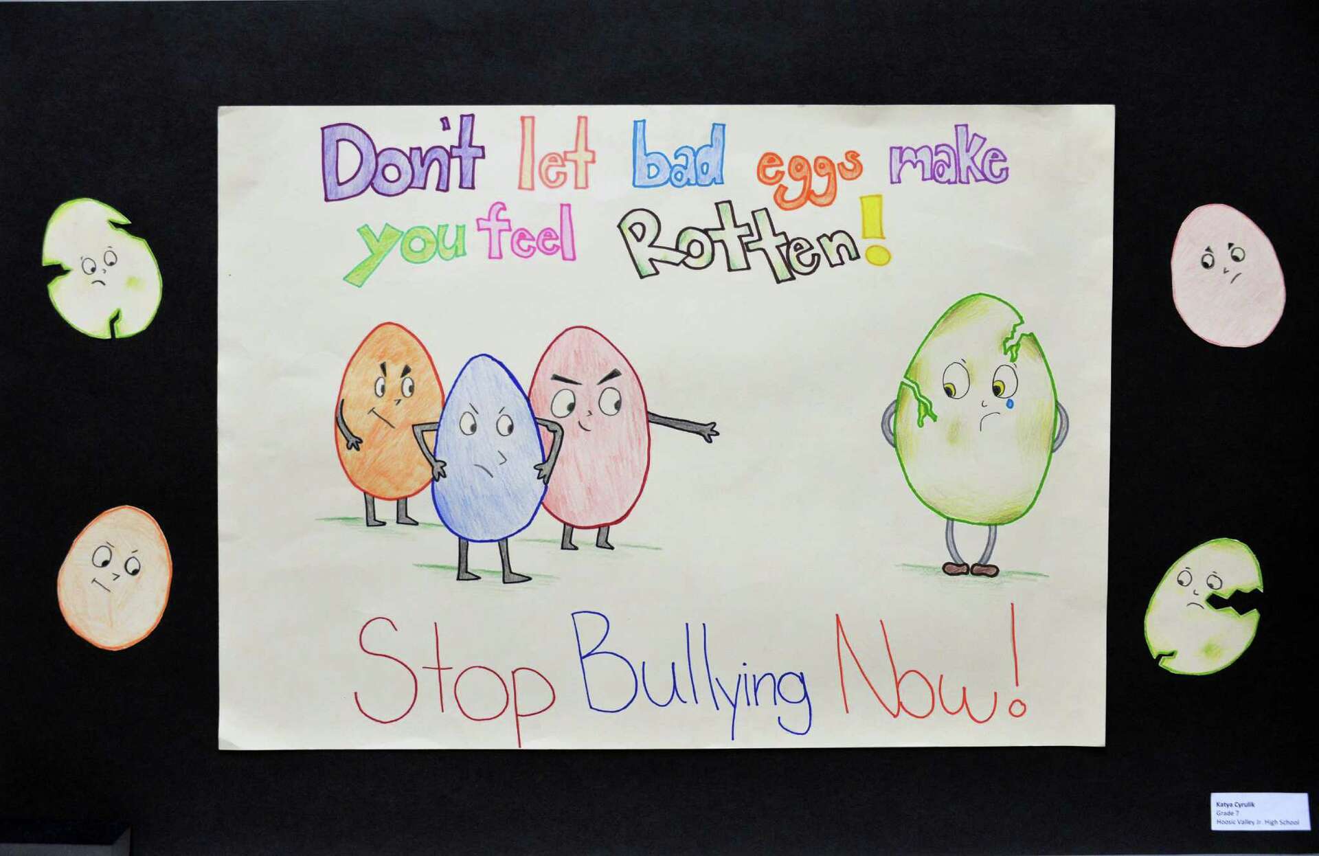 Photos: Students win anti-bullying poster awards