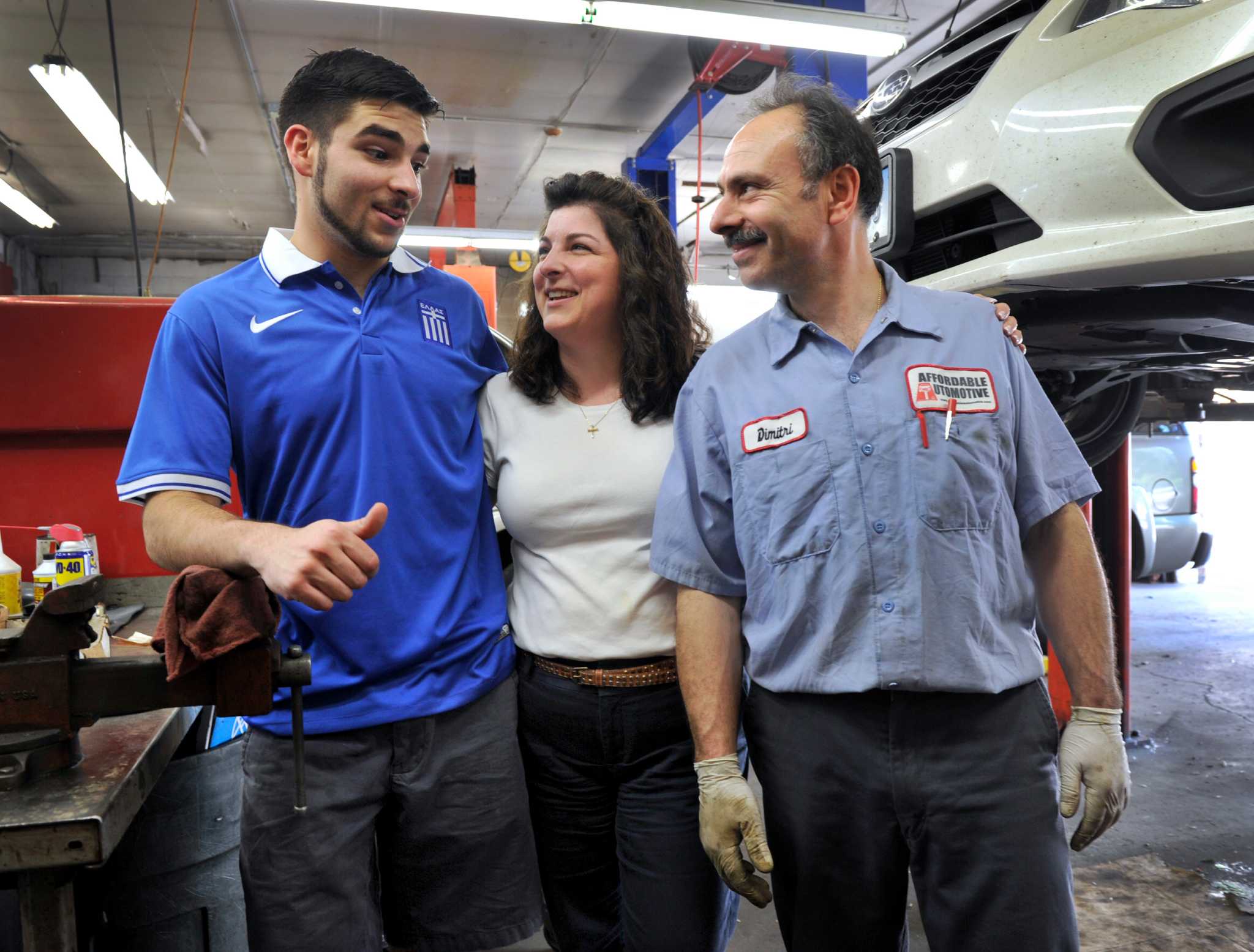 For some, soccer is about fixing cars and fixing Team Greece