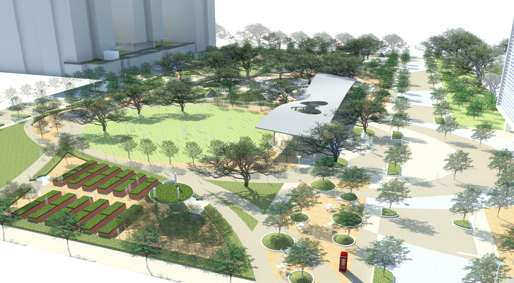 Rectangular Park Plan