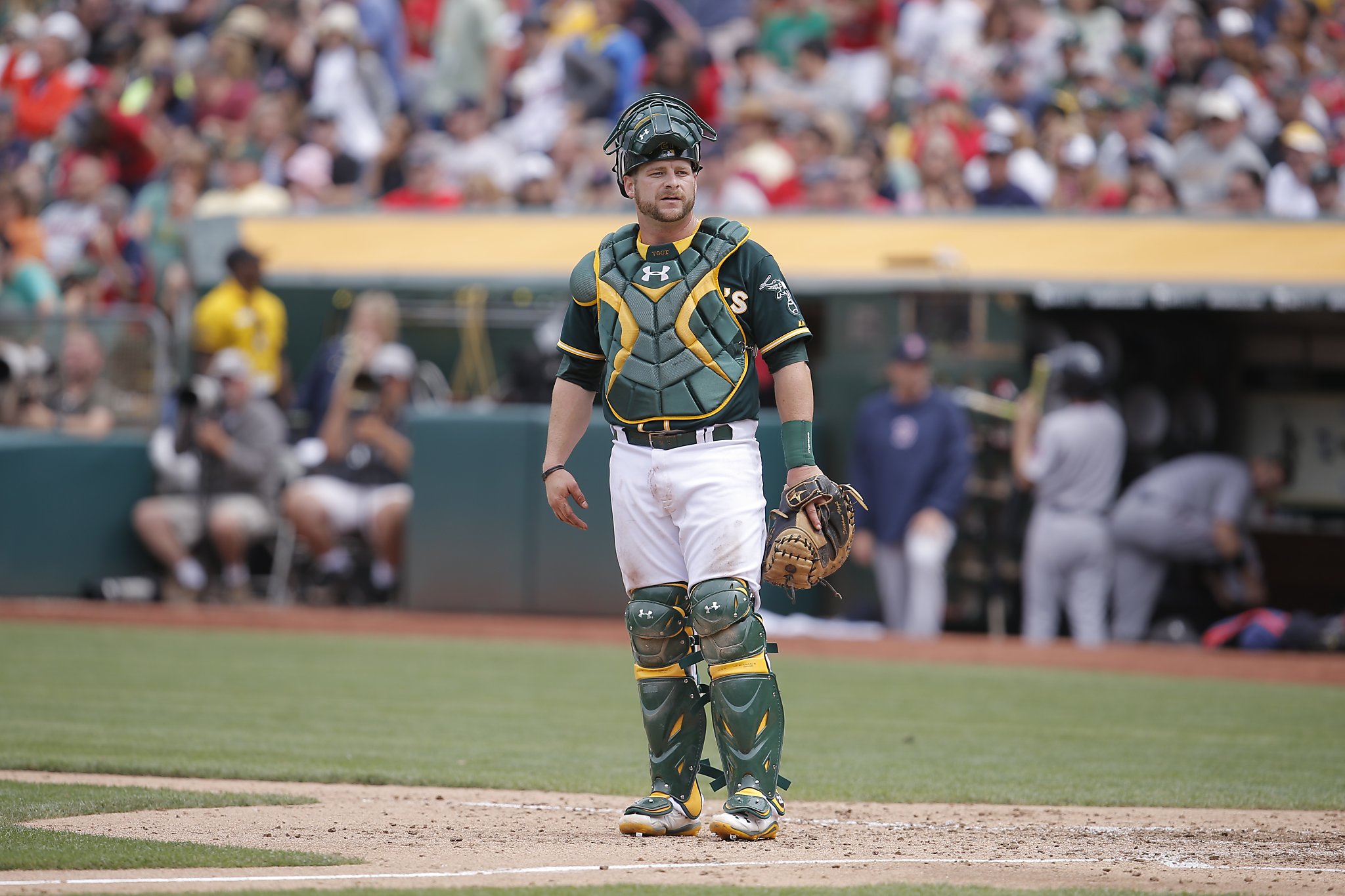 A's Vogt making a strong case to stay