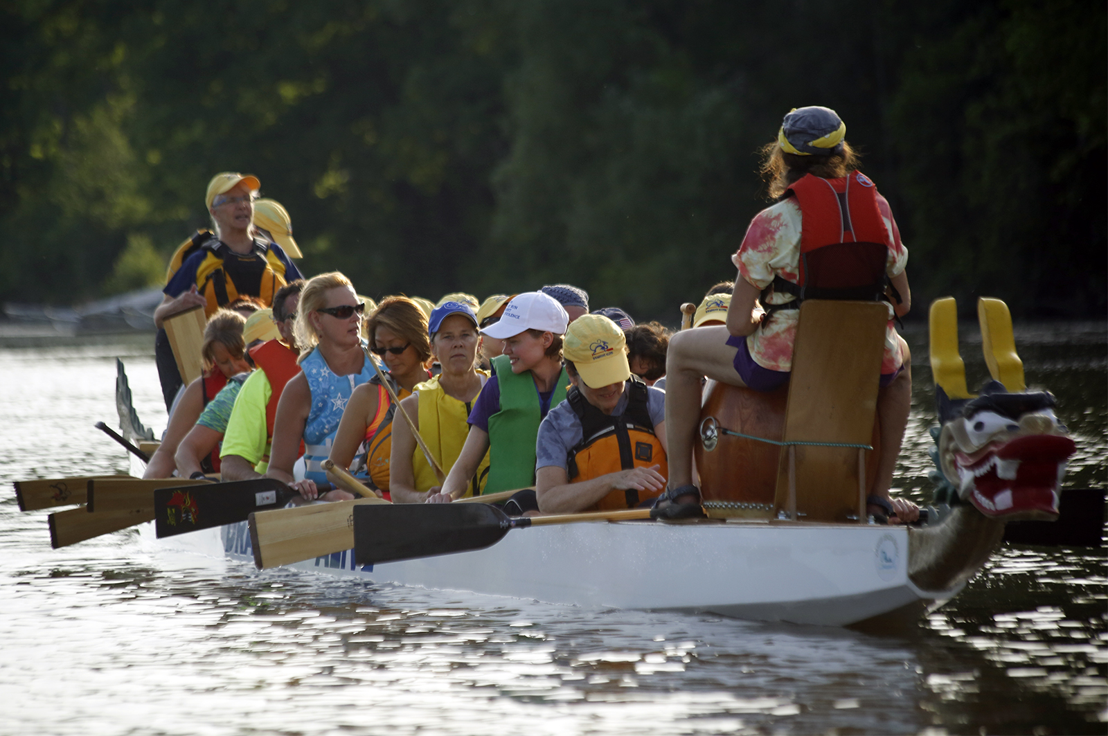 Rowers move to the beat