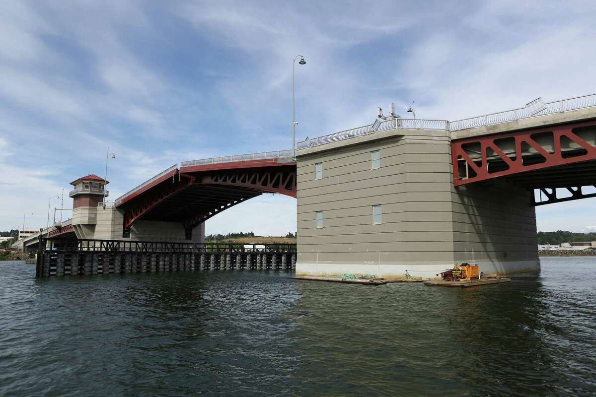 South Park Bridge, then and now