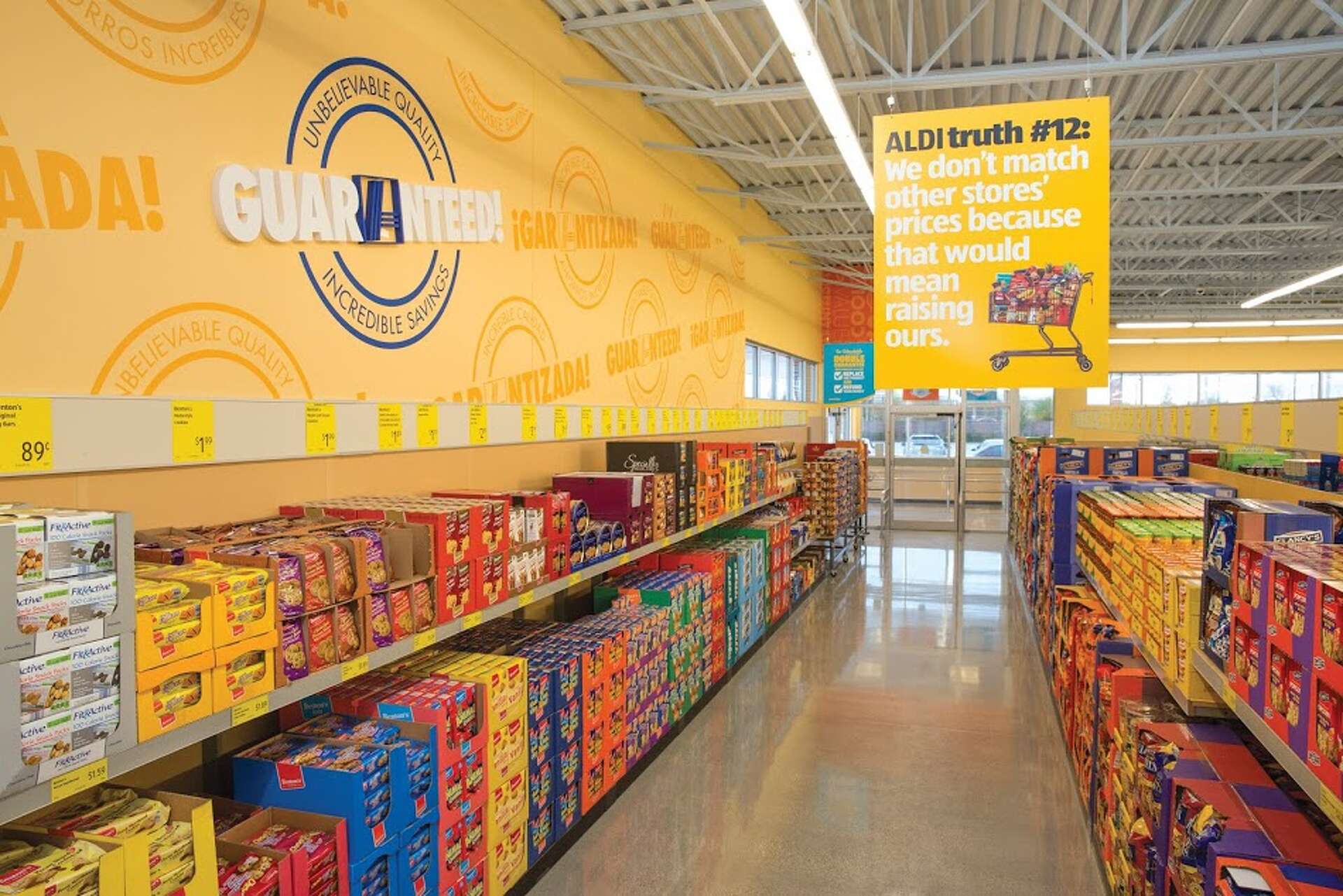 A second trip down the aisle at Aldi grocer