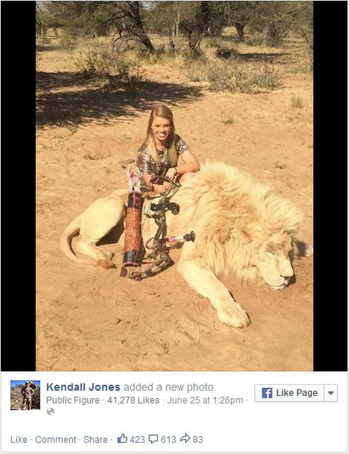 Texas huntress stirs controversy with photos of African kills
