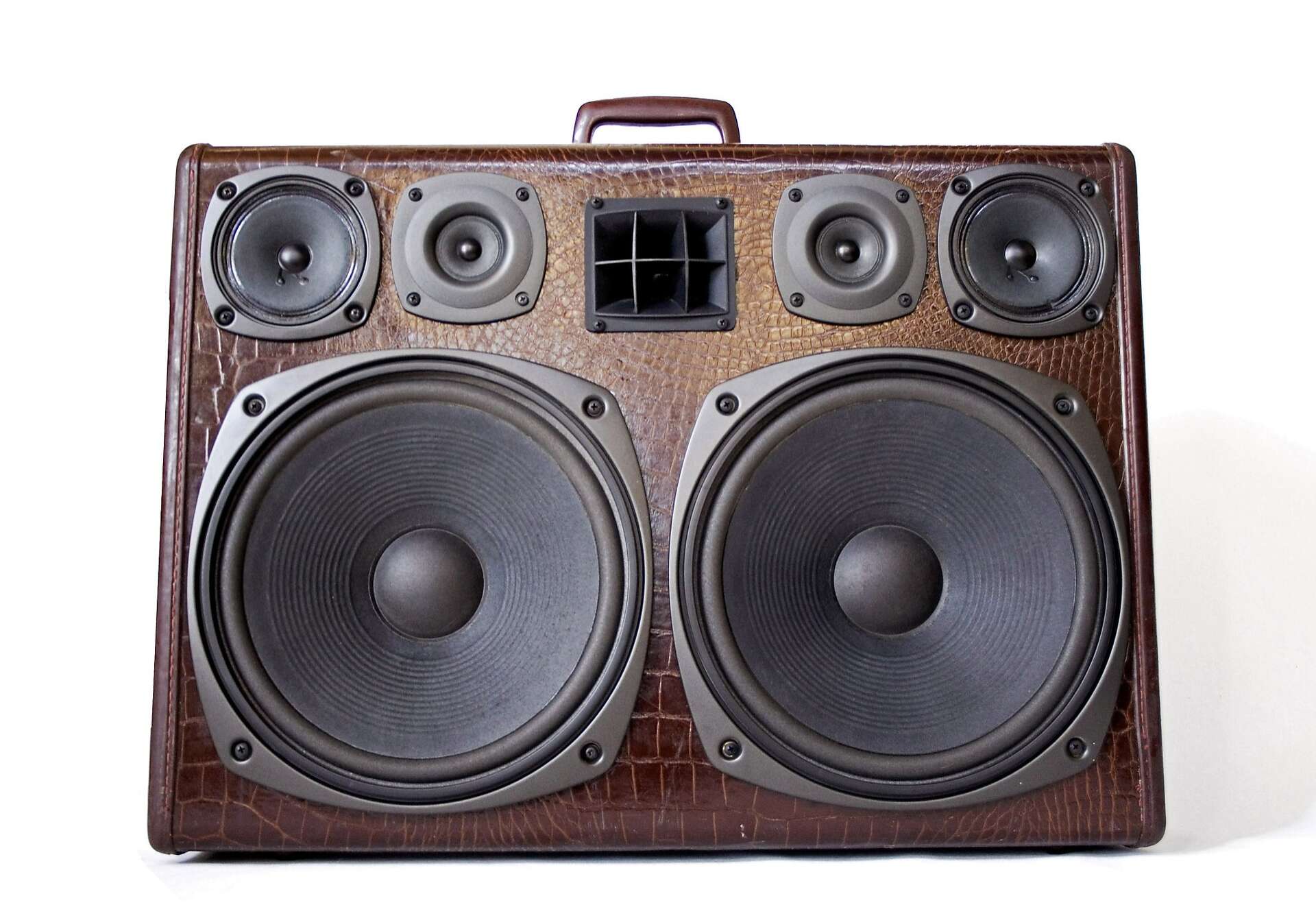 Kick up your picnic with basket for goodies, play that music