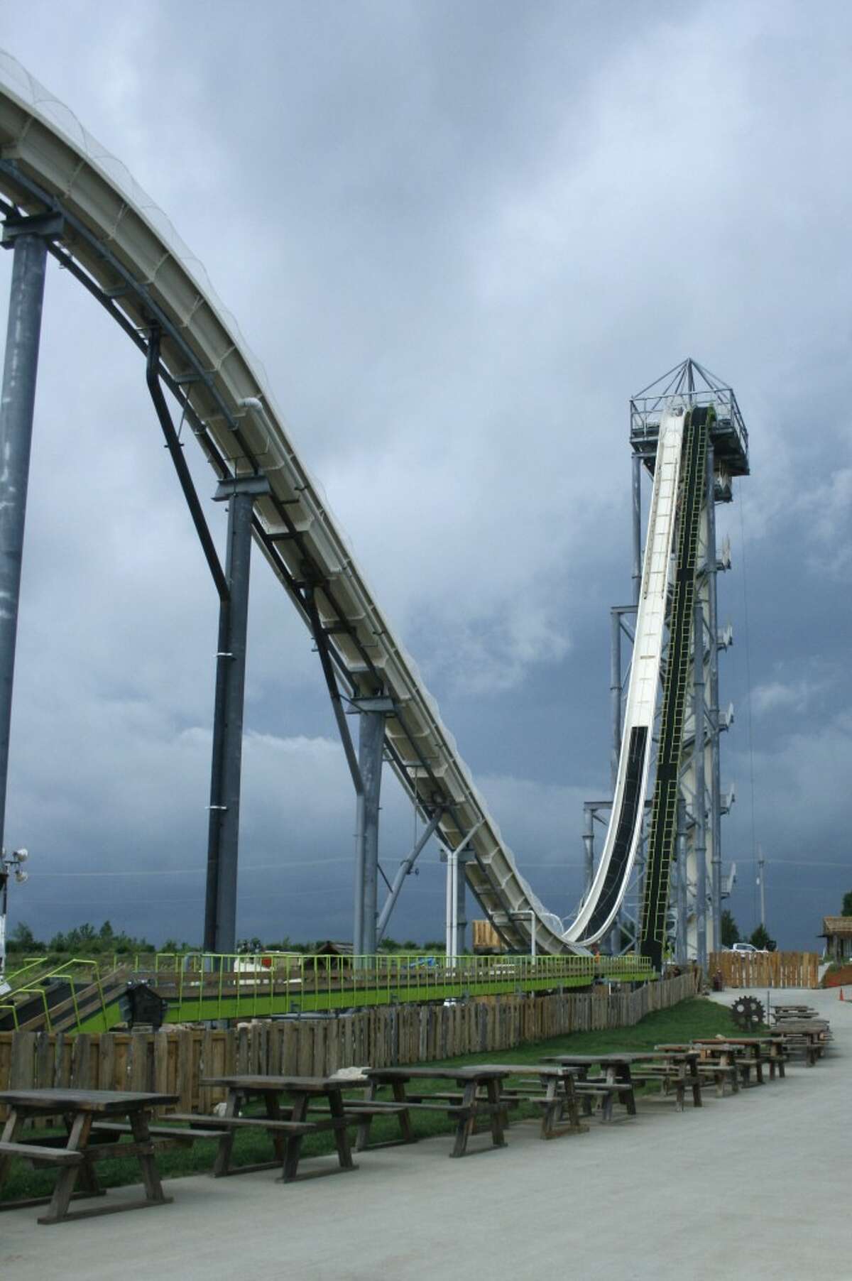 This is what it looks like to ride the world's tallest water slide, the ...