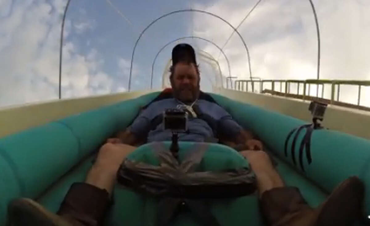This is what it looks like to ride the world's tallest water slide, the ...
