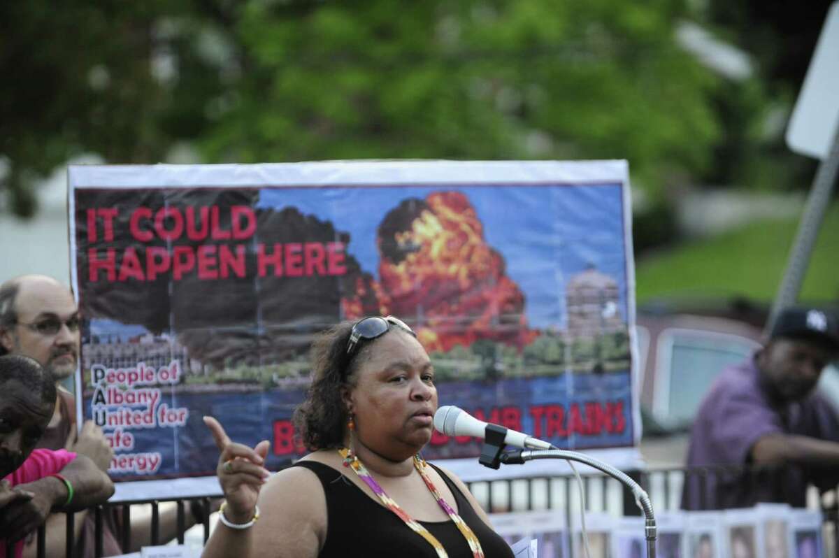 Capital Region rally recalls Quebec oil train disaster