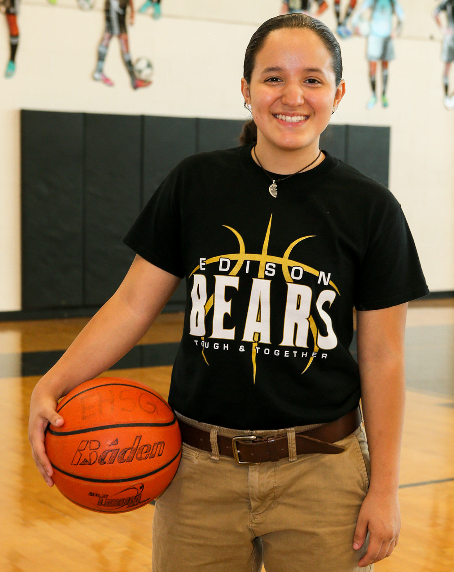 Sports: Edison's Salas stands tall on the court