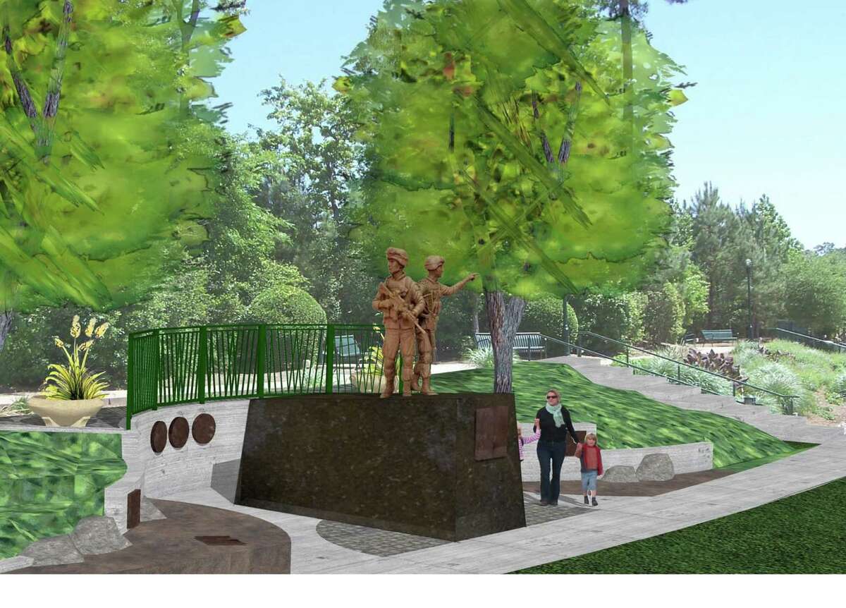 Veterans' memorial project nears completion in Woodlands