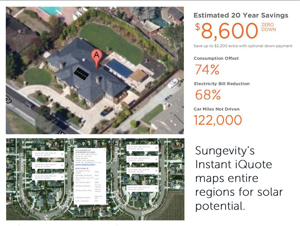 Sungevity shows how solar panels will look on your house