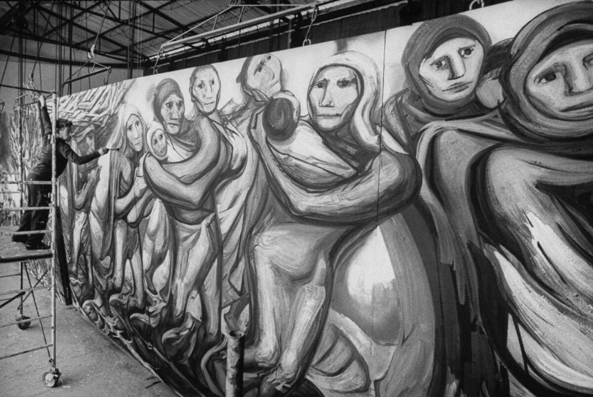 David Alfaro Siqueiros’ mural offers glimpse of old Los Angeles