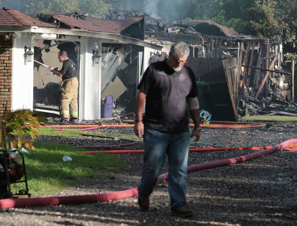 Firefighter dies in house blaze