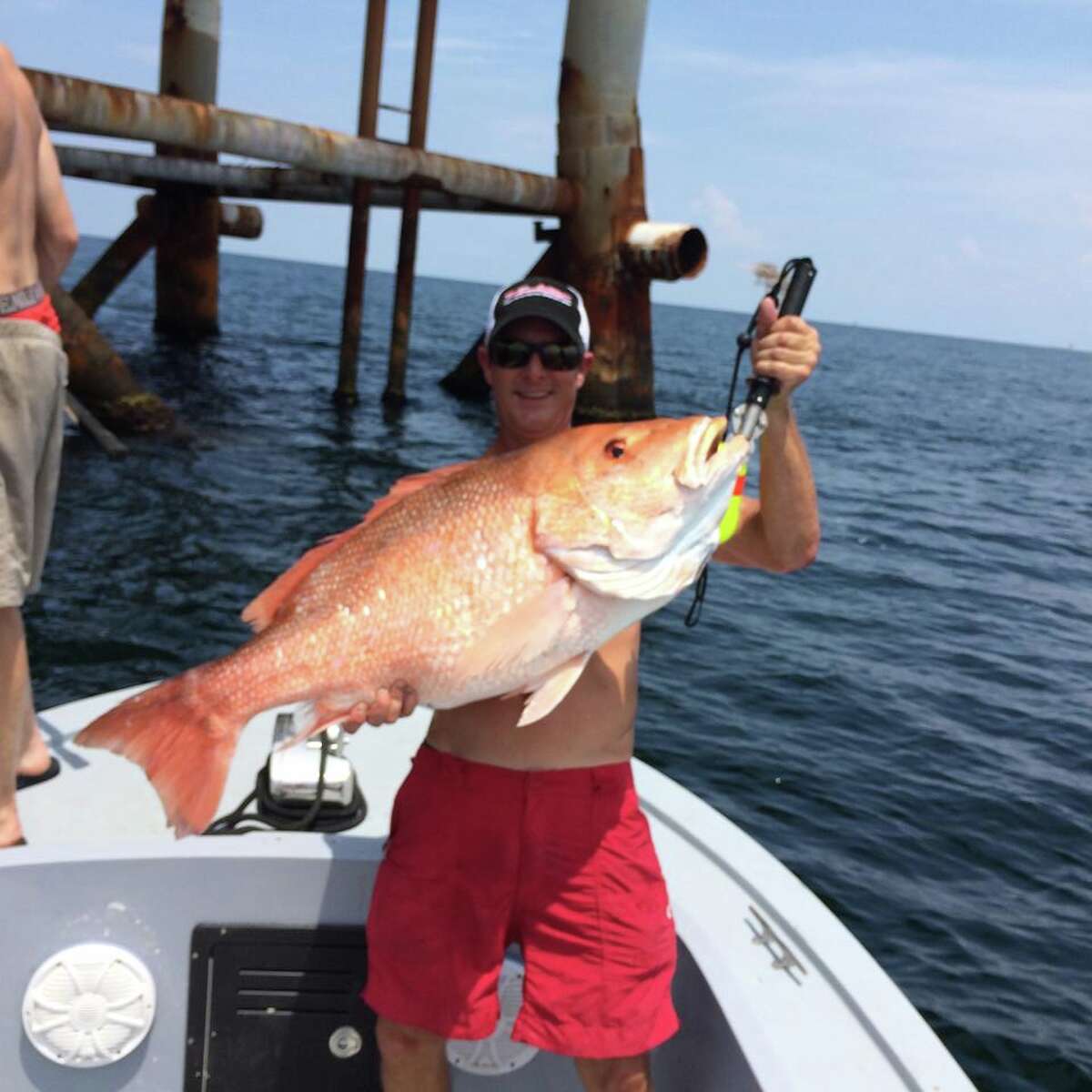 Giant snapper longer than state records pulled out of Gulf