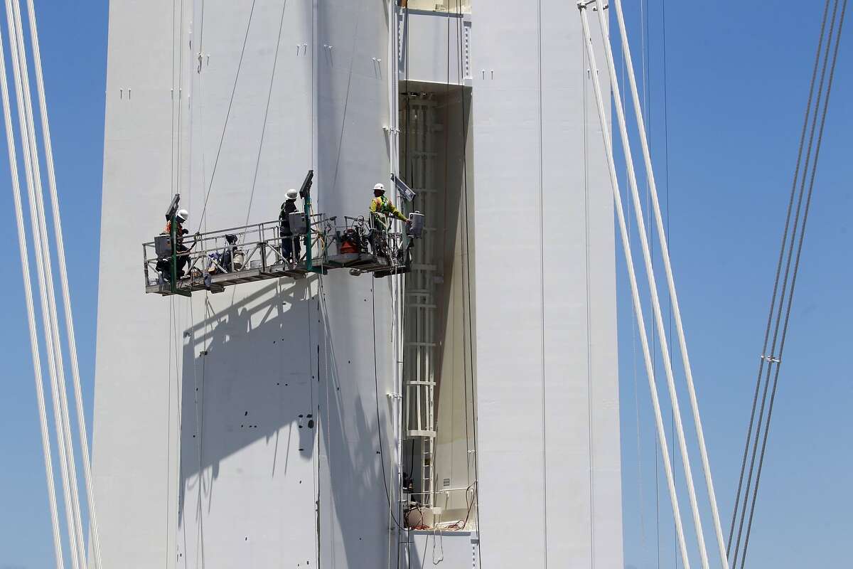 New Bay Bridge span's dirty secret: stains with a big bill