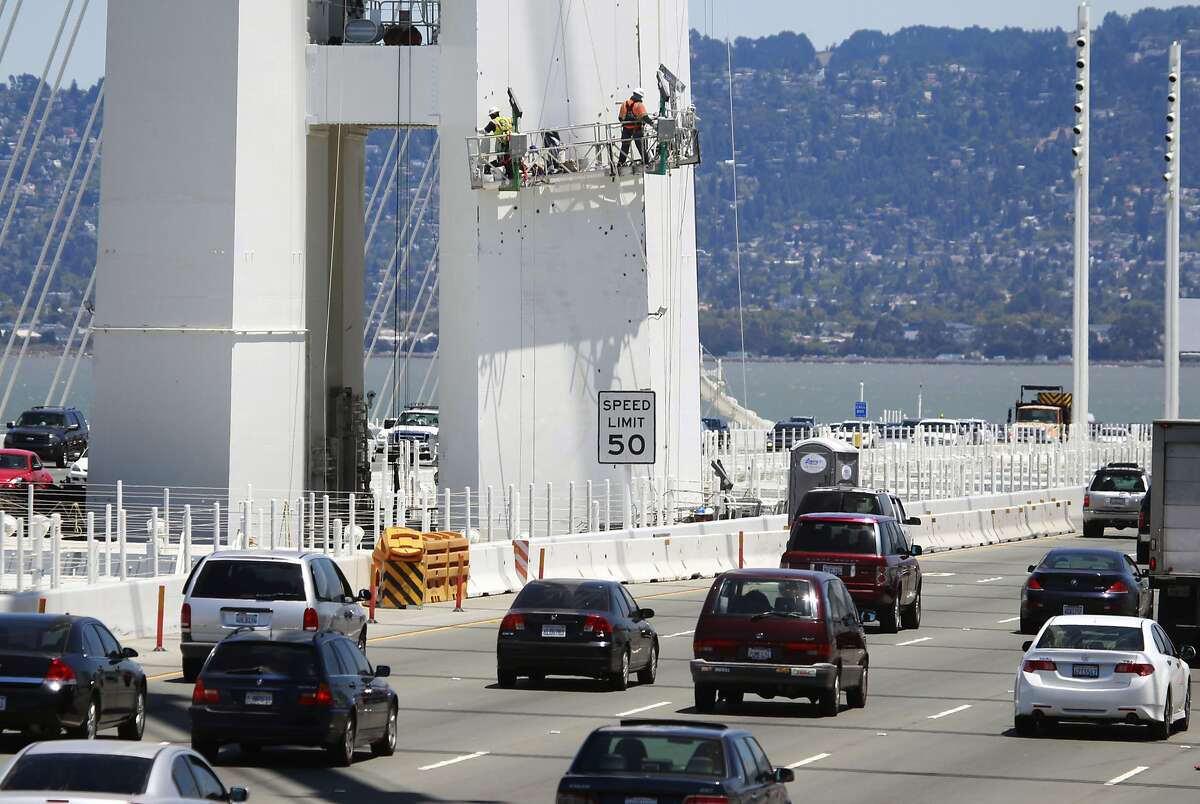 New Bay Bridge span's dirty secret: stains with a big bill