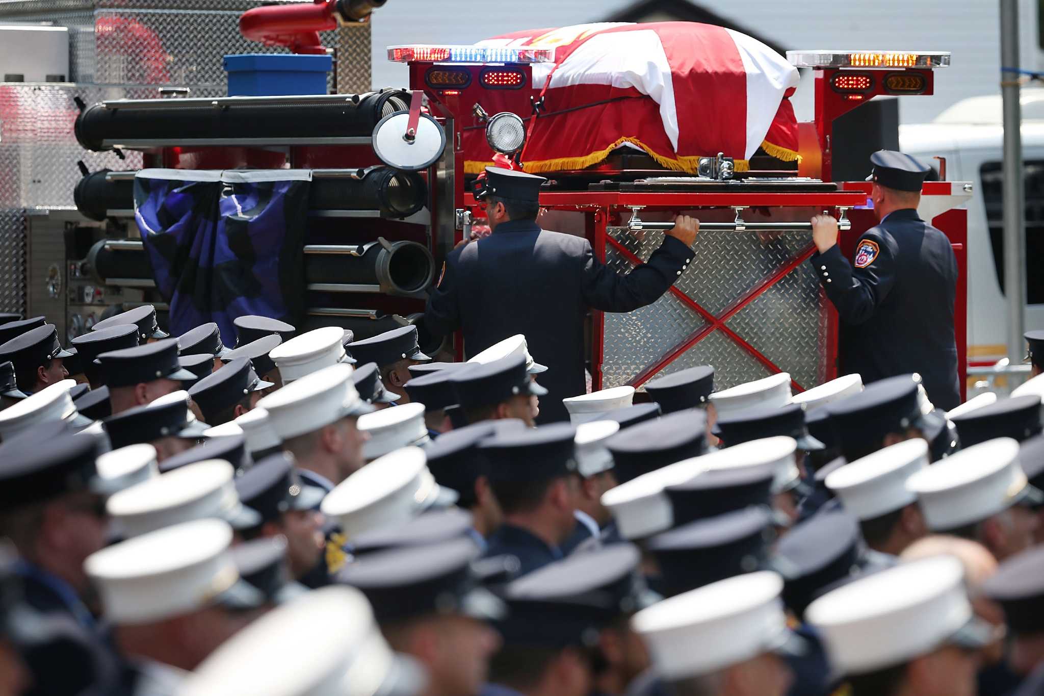Photos: Honoring a fallen firefighter