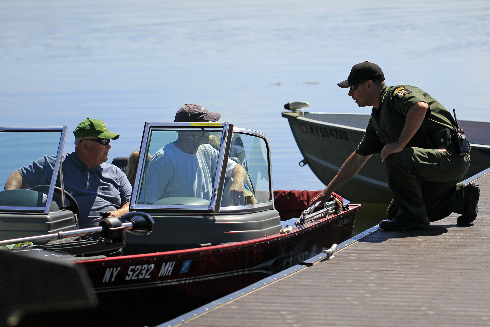 Photos: Battling lake invaders