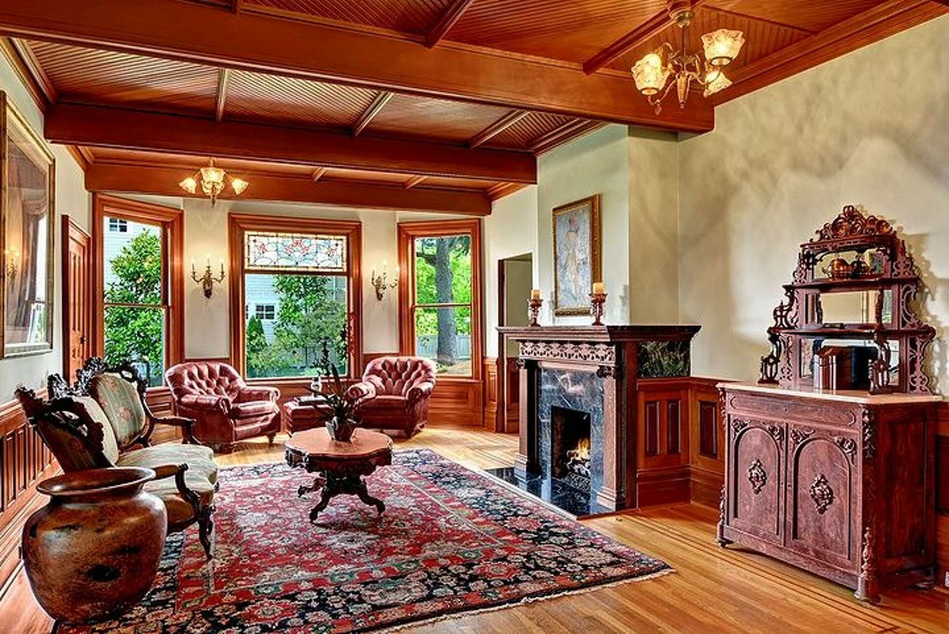 Restored, updated landmark Victorian mansion for sale