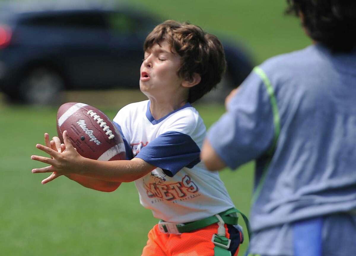 Newtown kids get a hit out of flag football