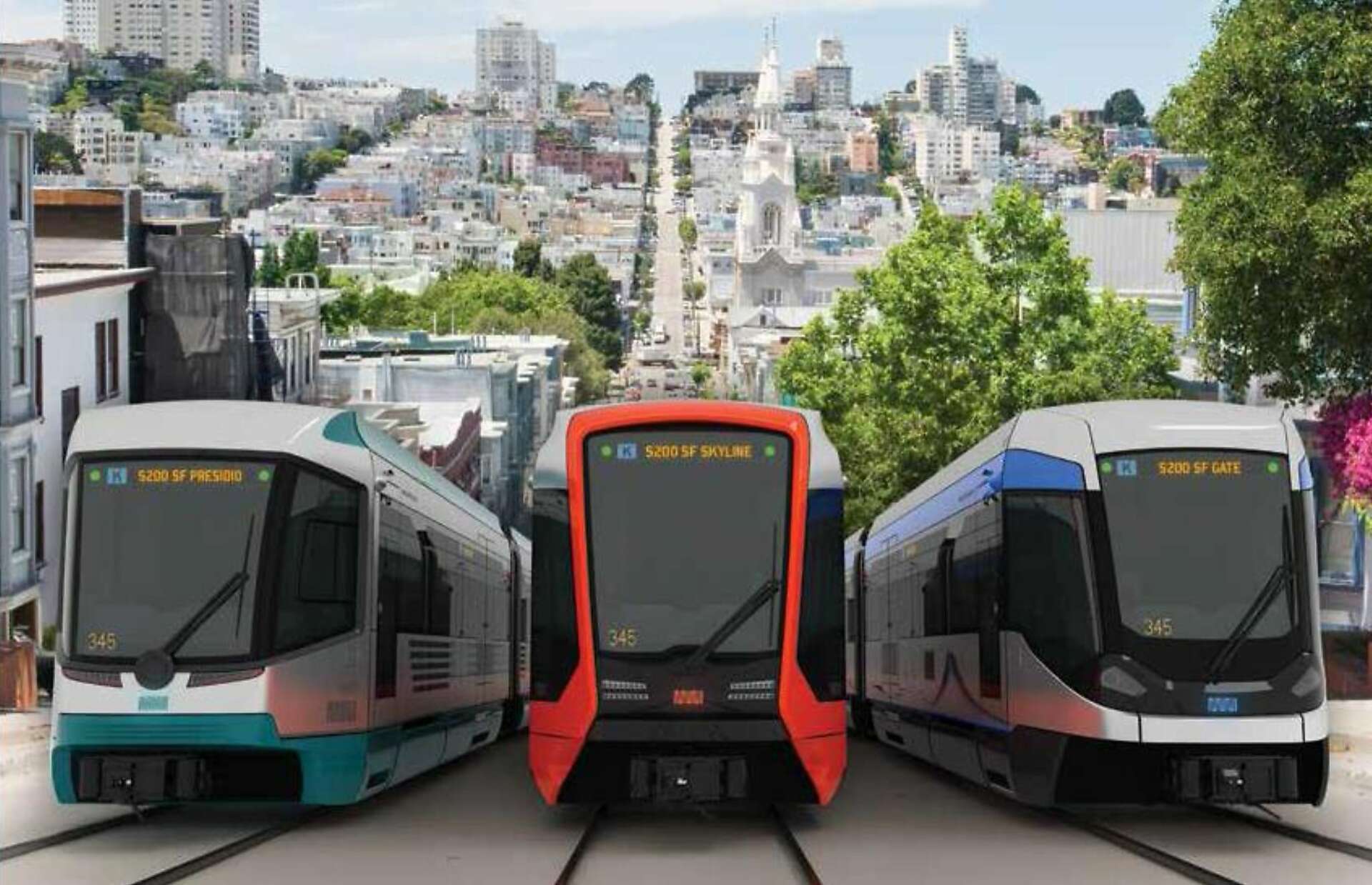 $1.2 billion contract OKd for new Muni Metro light-rail cars