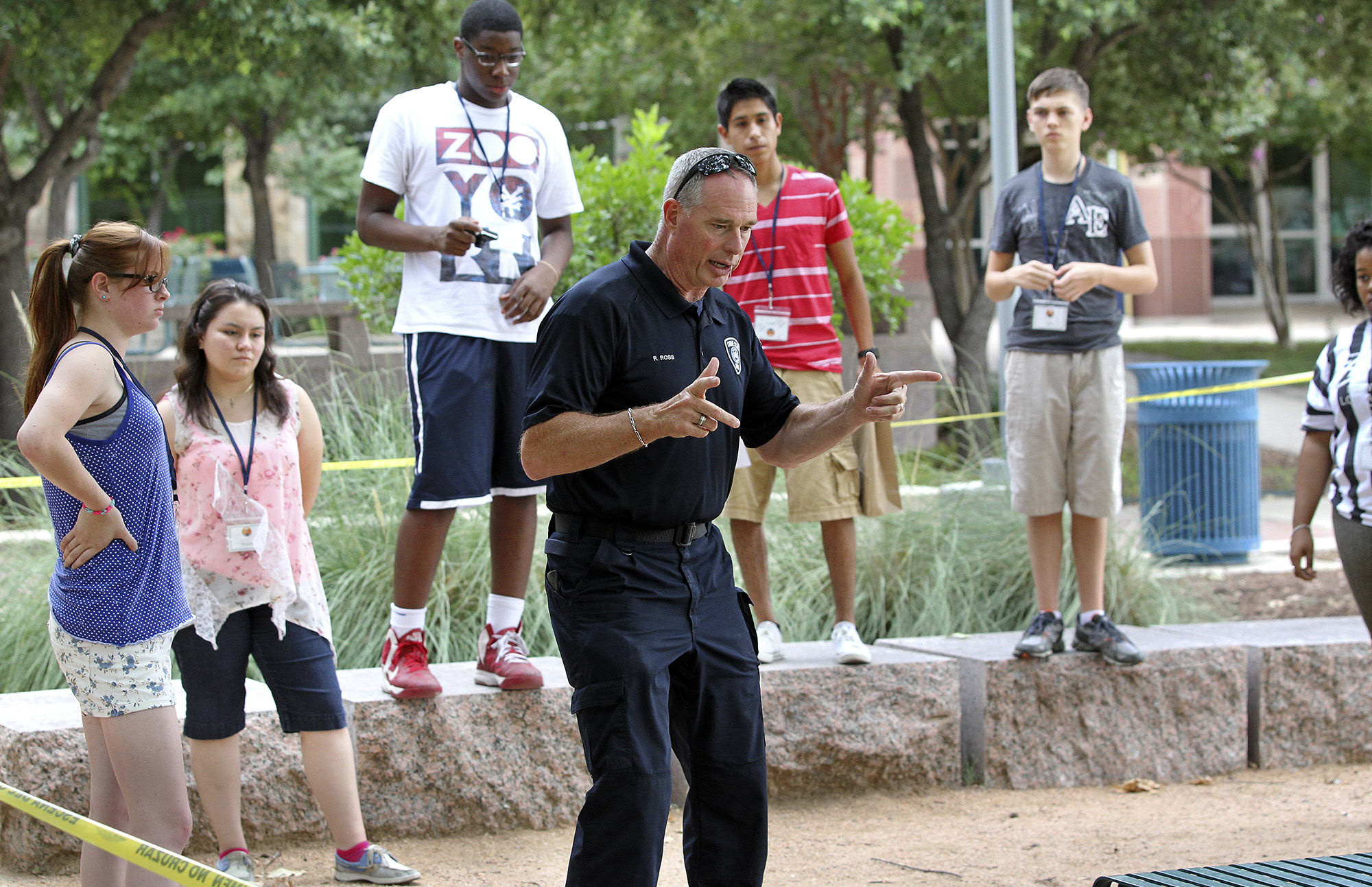 'Crime scene' helps students uncover career aspirations