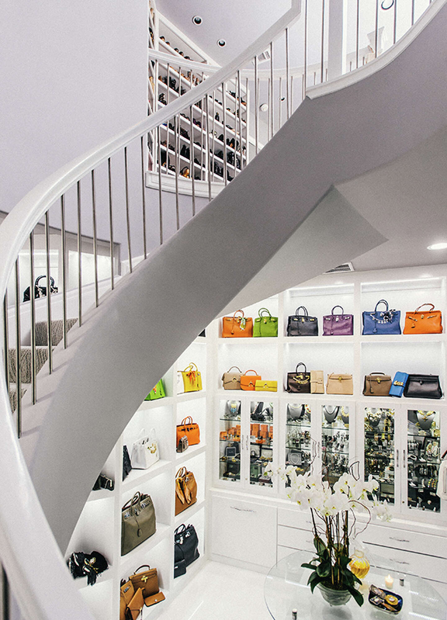 This is what a three-story, $500K closet looks like