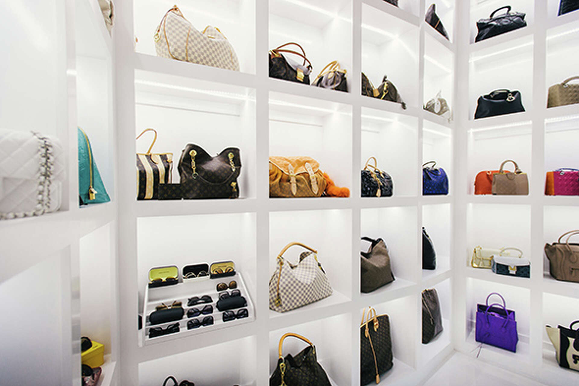 This is what a three-story, $500K closet looks like