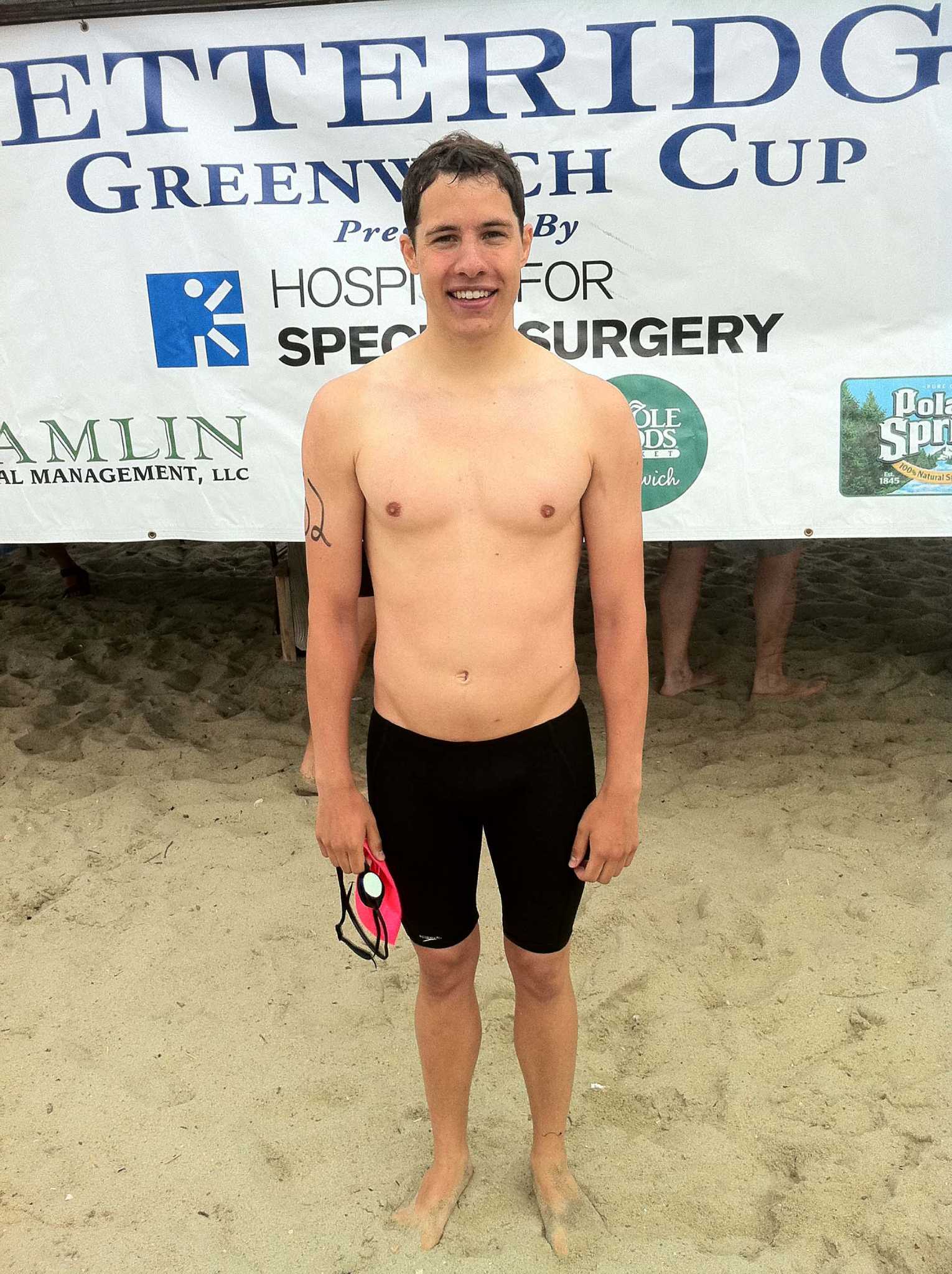 New Canaan's Trevor Healy wins 2nd Greenwich Point One-Mile Swim title ...