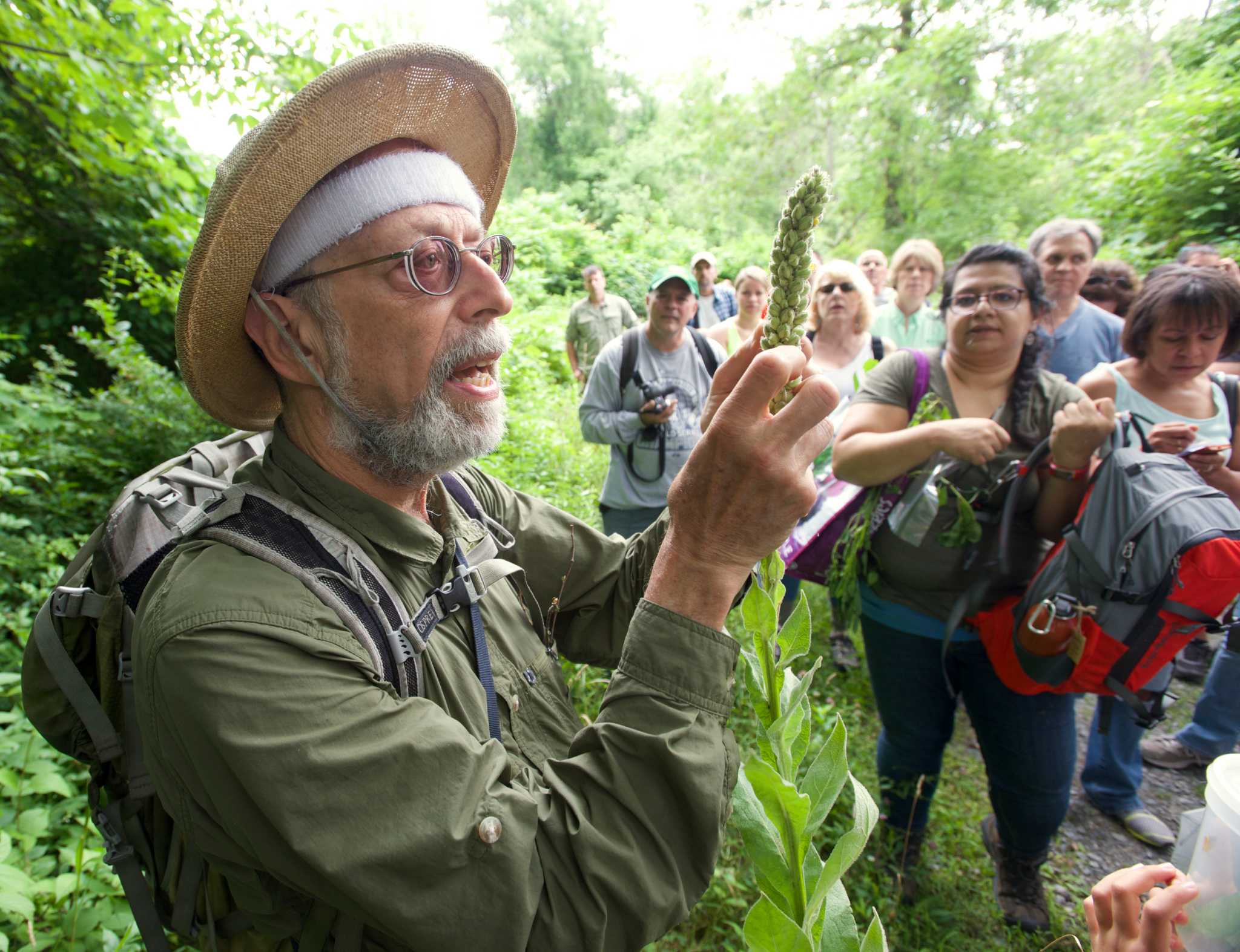 "Wildman" leads forest food tour