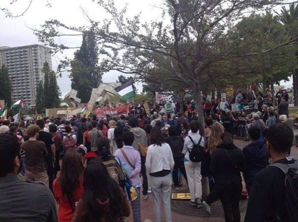 Marchers gather in S.F. to protest violence in Gaza