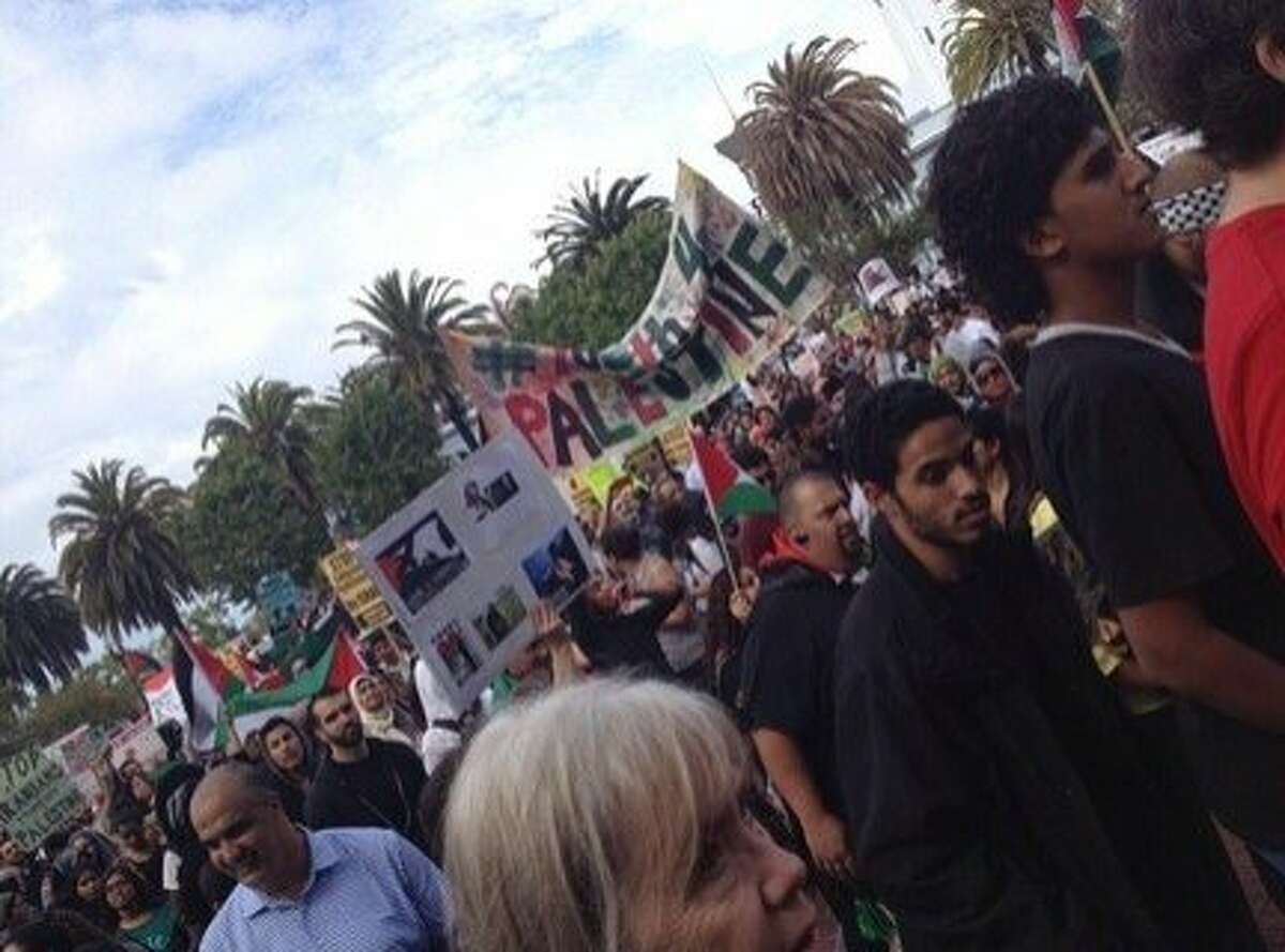 Marchers gather in S.F. to protest violence in Gaza