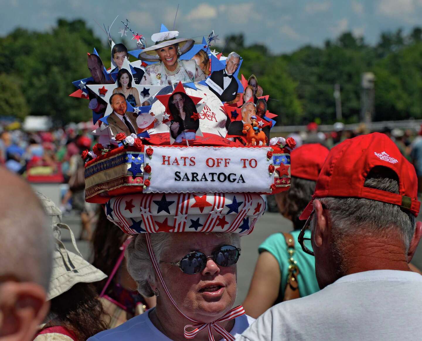 SEEN: Hat Contest at Saratoga Race Course 2014
