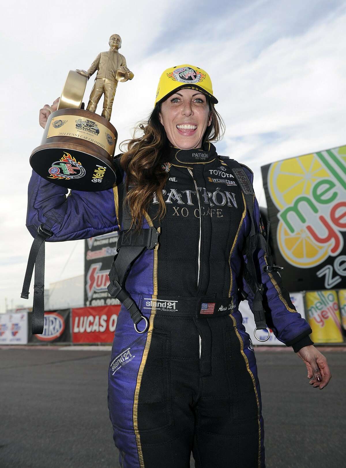 Thrill is on, but Alexis DeJoria takes her racing seriously