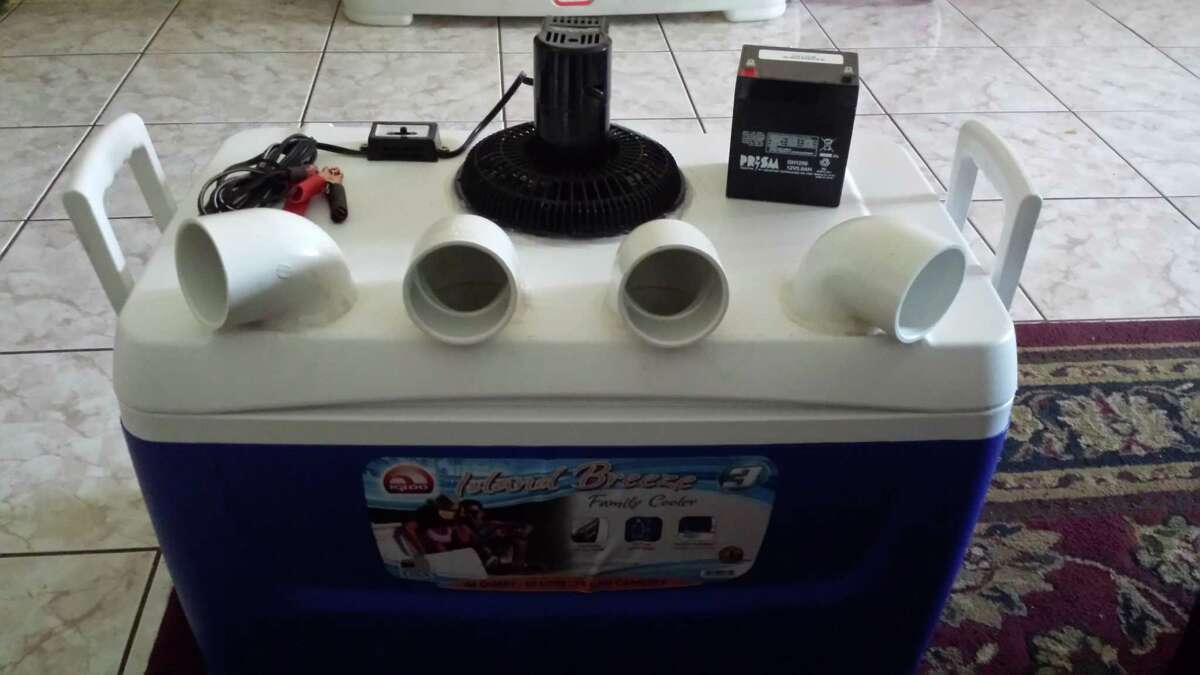 Texas man makes creative coolers to fight the heat