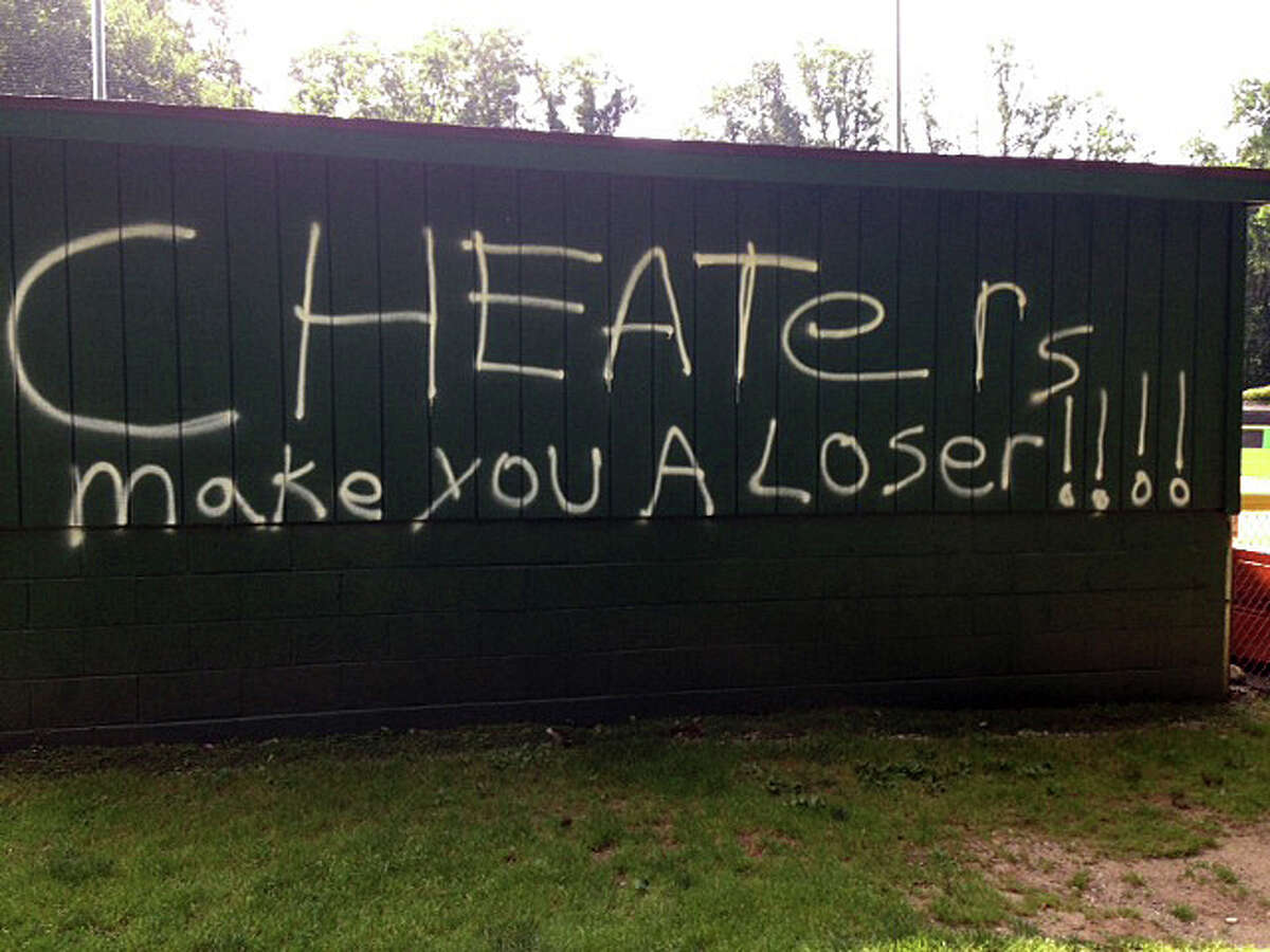 $10K damage: 'Cheater' graffiti vandals strike Fairfield American LL ...