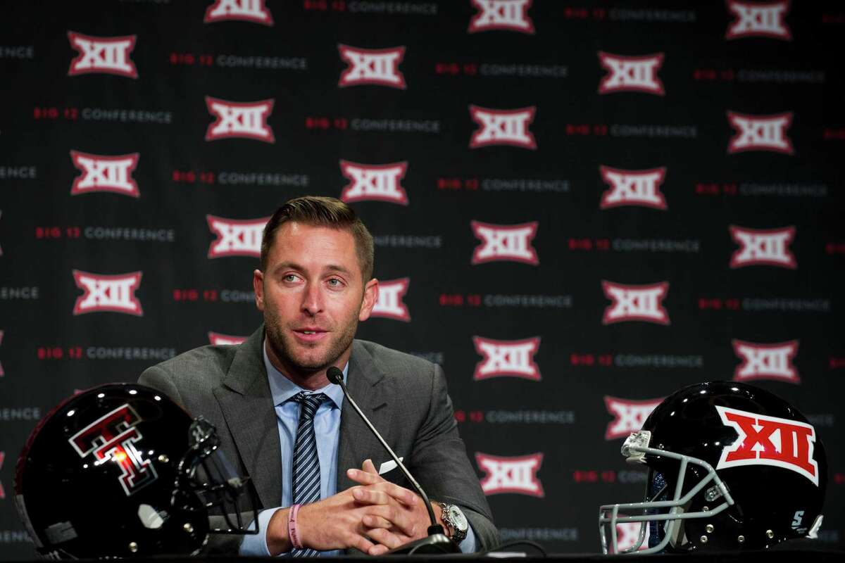 Texas Tech football coach Kliff Kingsbury sports fake $100,000 watch at ...