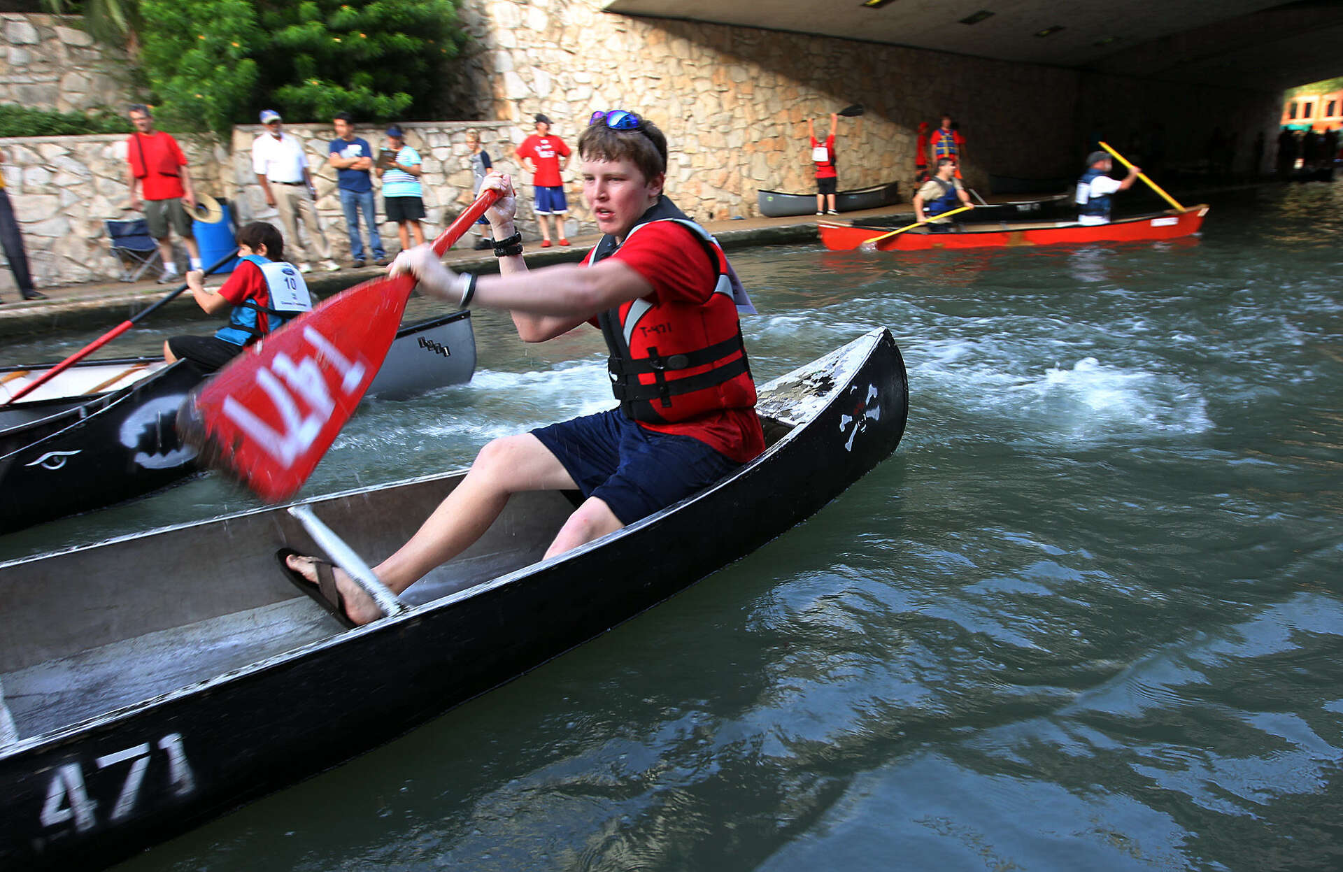 Rolling down the San Antonio River