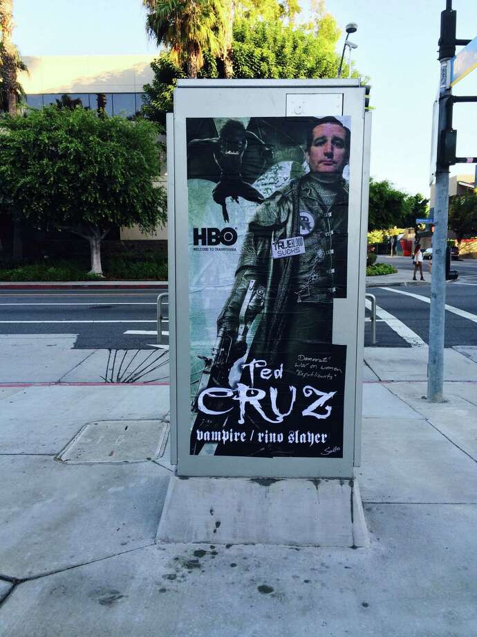 Conservative artist turns Ted Cruz into a vampire slayer - San Antonio ...