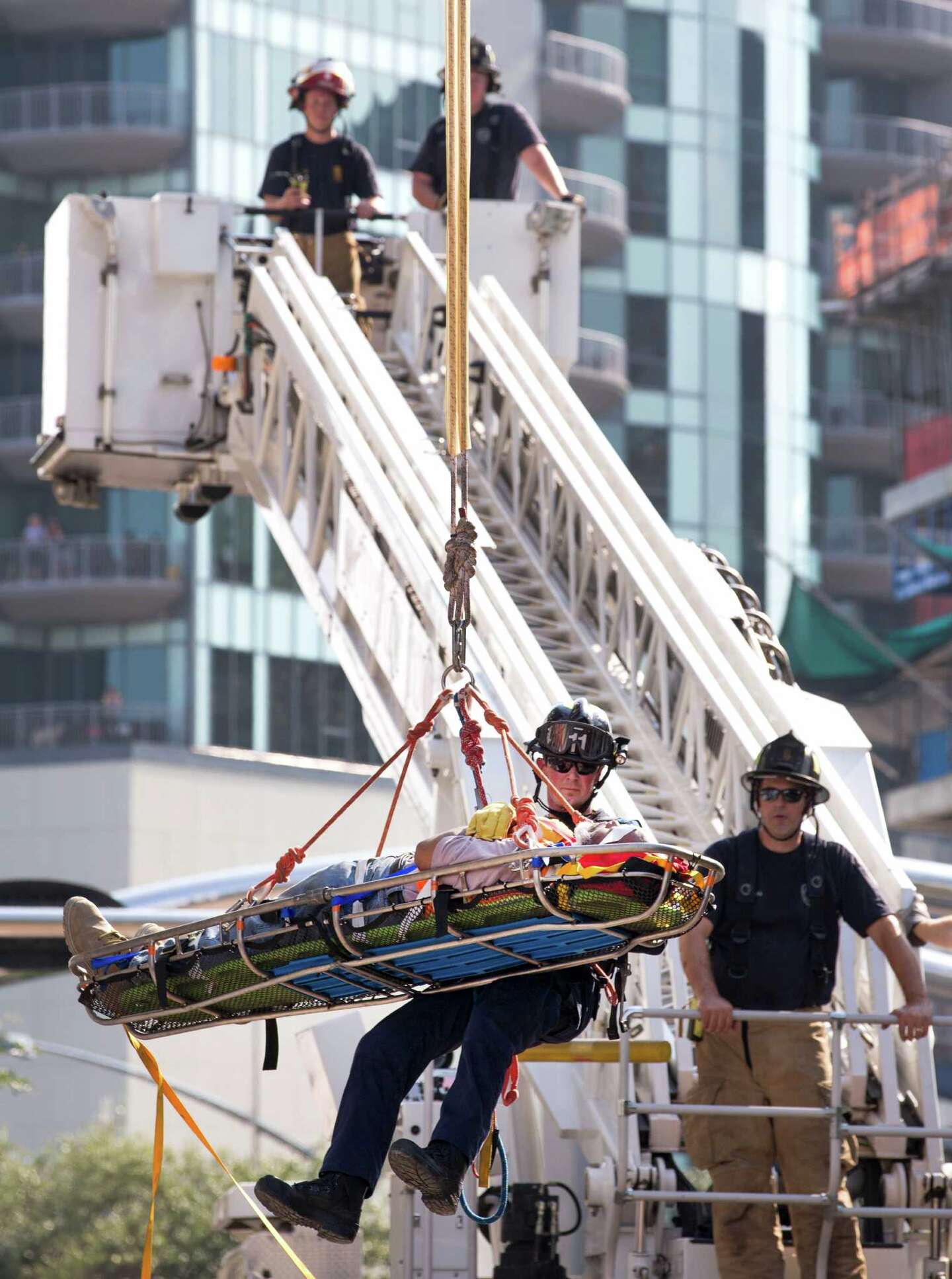 HFD rescues crane worker stuck nearly 200 feet in air