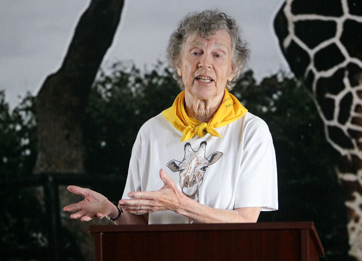 Renowned giraffe expert guest speaker at Natural Bridge Wildlife Ranch