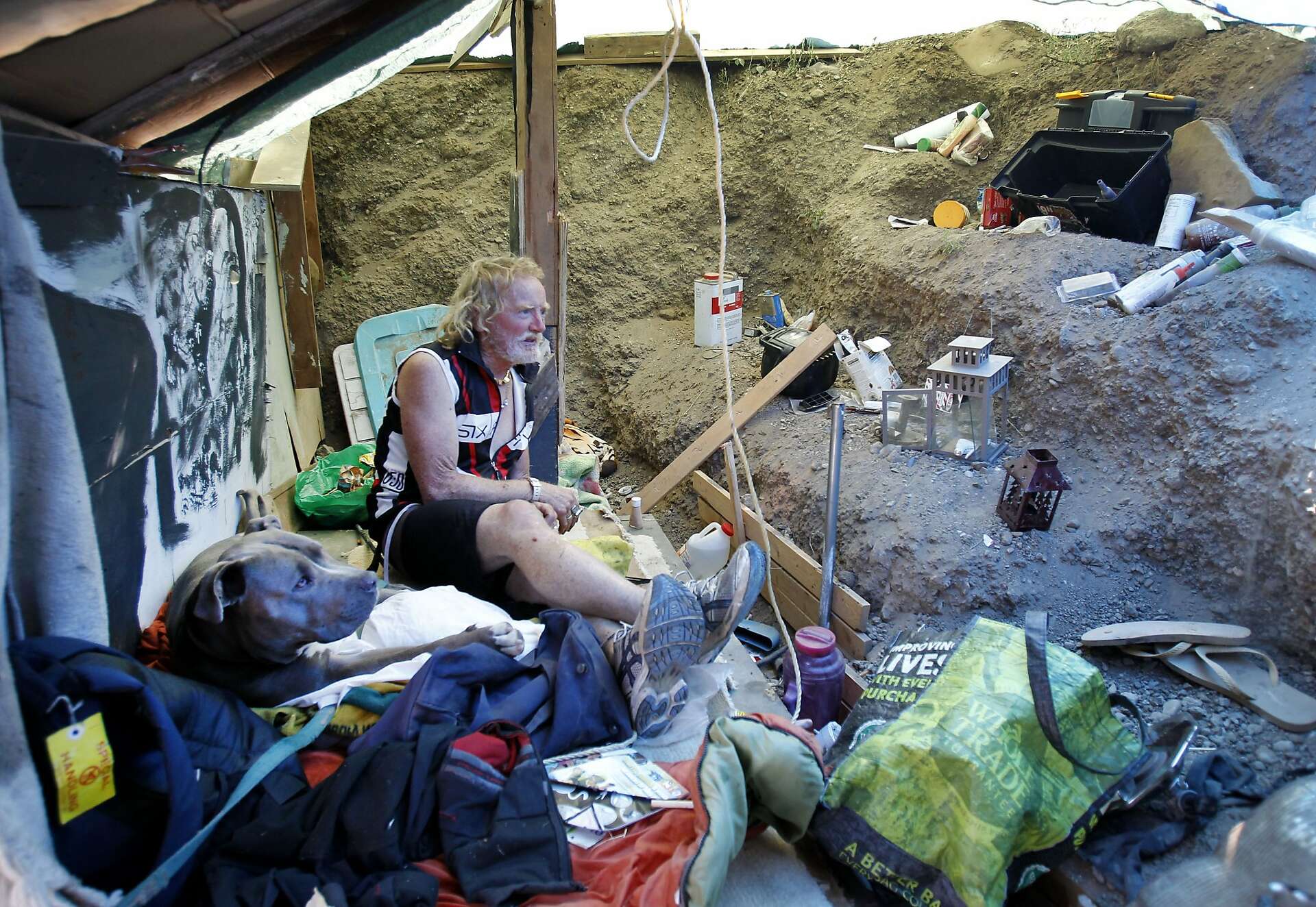 Homeless camp growing in industrial West Berkeley