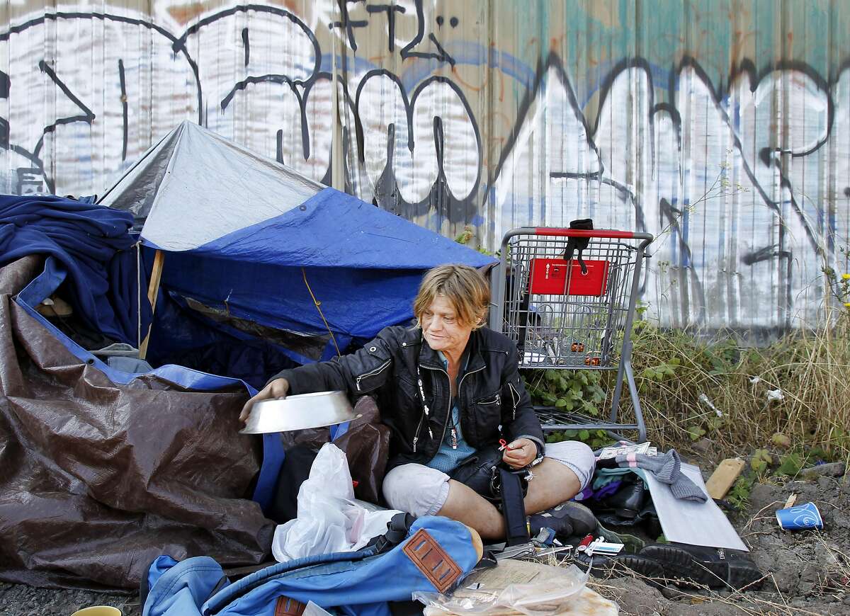 Homeless camp growing in industrial West Berkeley
