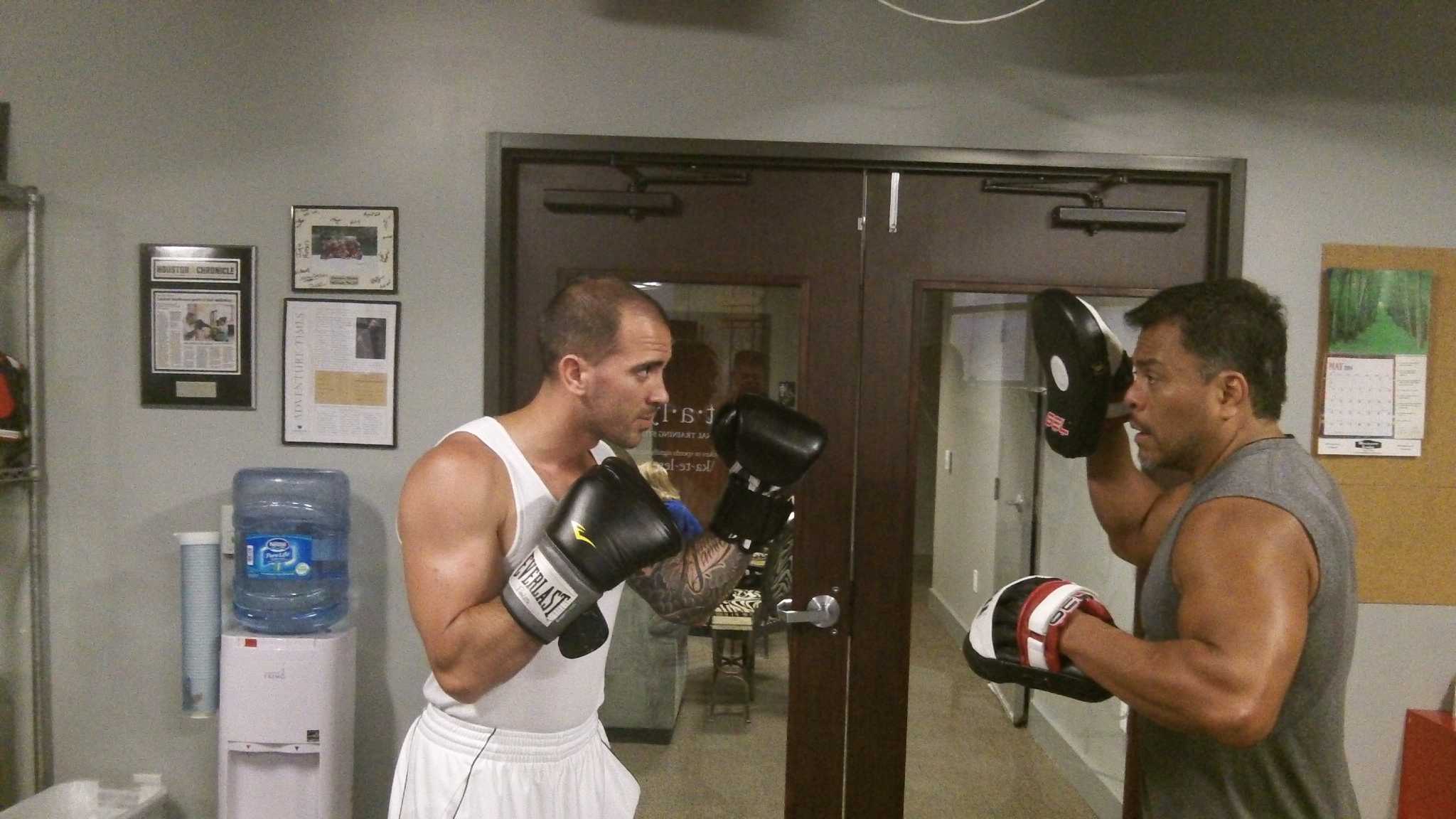 War veteran finding peace in the boxing ring